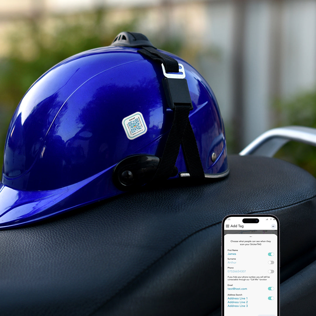 Lost & Found QR Tag Sticker | Letstrack Secure Tracking